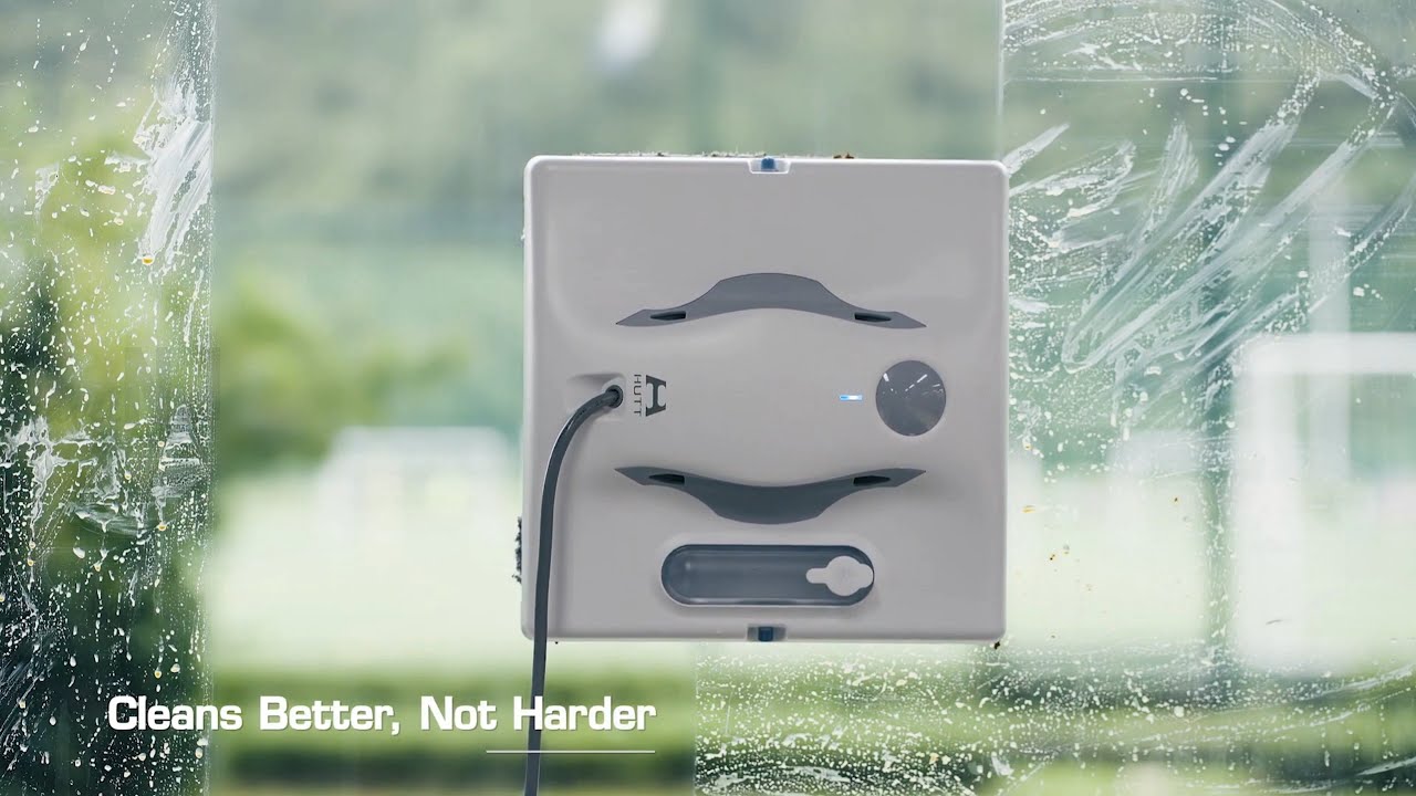 Amazing Windows/Mirrors Cleaning Robot | Dual Water Spray | Dry + Wet ...