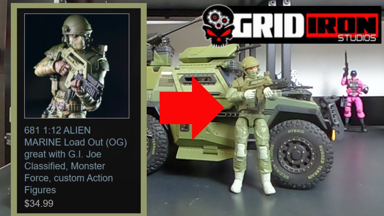 Alien Marine Loadout – By Gridiron Studios! - YouTube