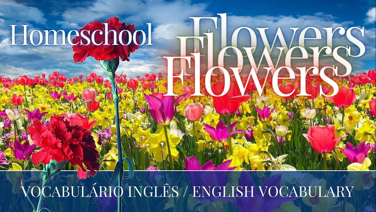 Flores em Inglês - Flowers - English Vocabulary - YouTube