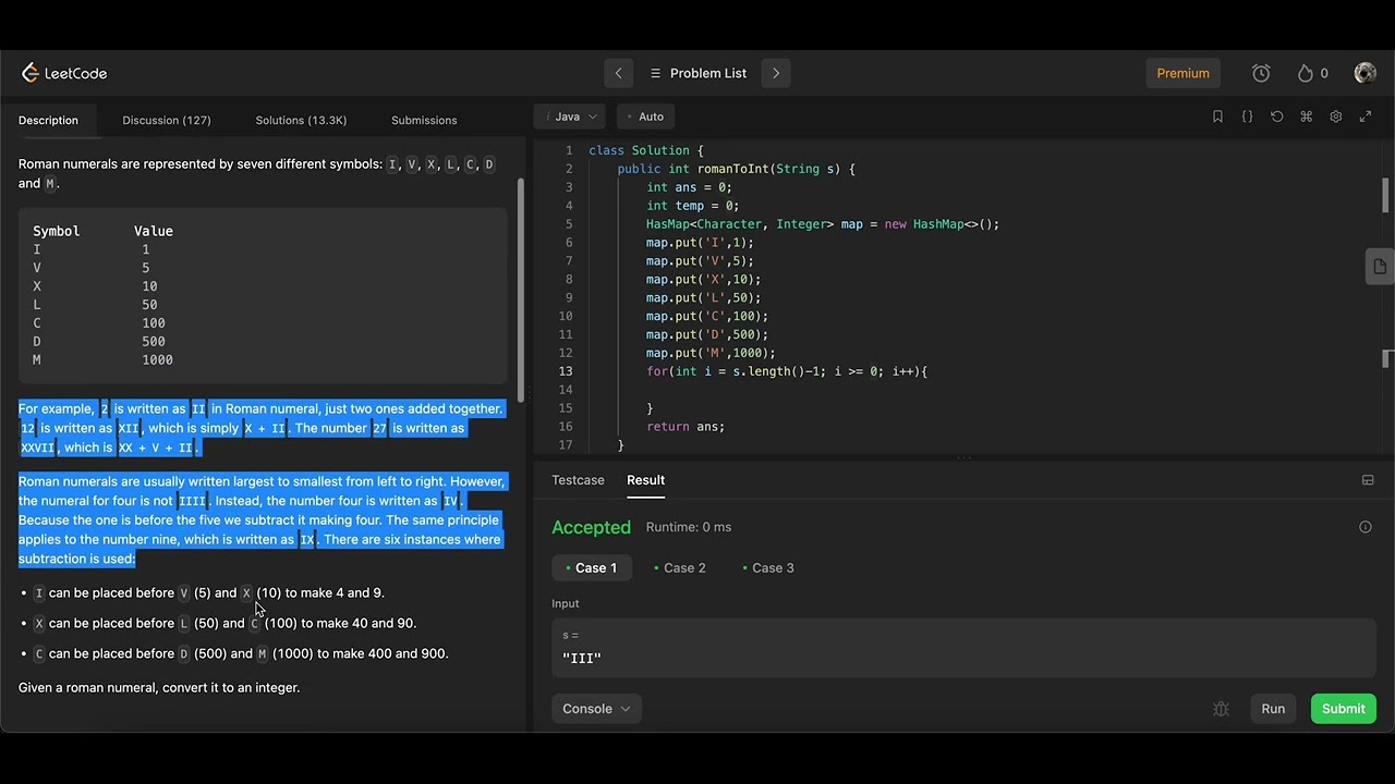 LeetCode13題~這次來用用HashMap解題 - YouTube LeetCode13題~這次來用用HashMap解題 - YouTube
