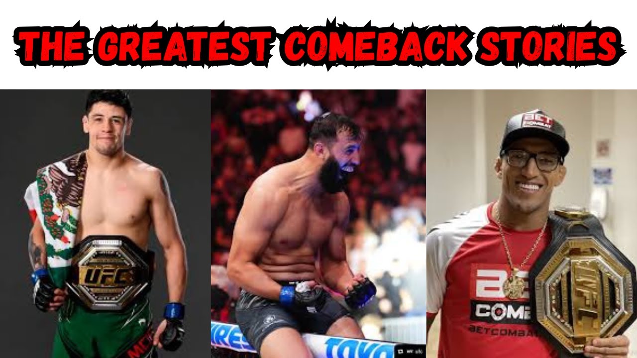 The Best Comeback Stories in Recent UFC History - YouTube