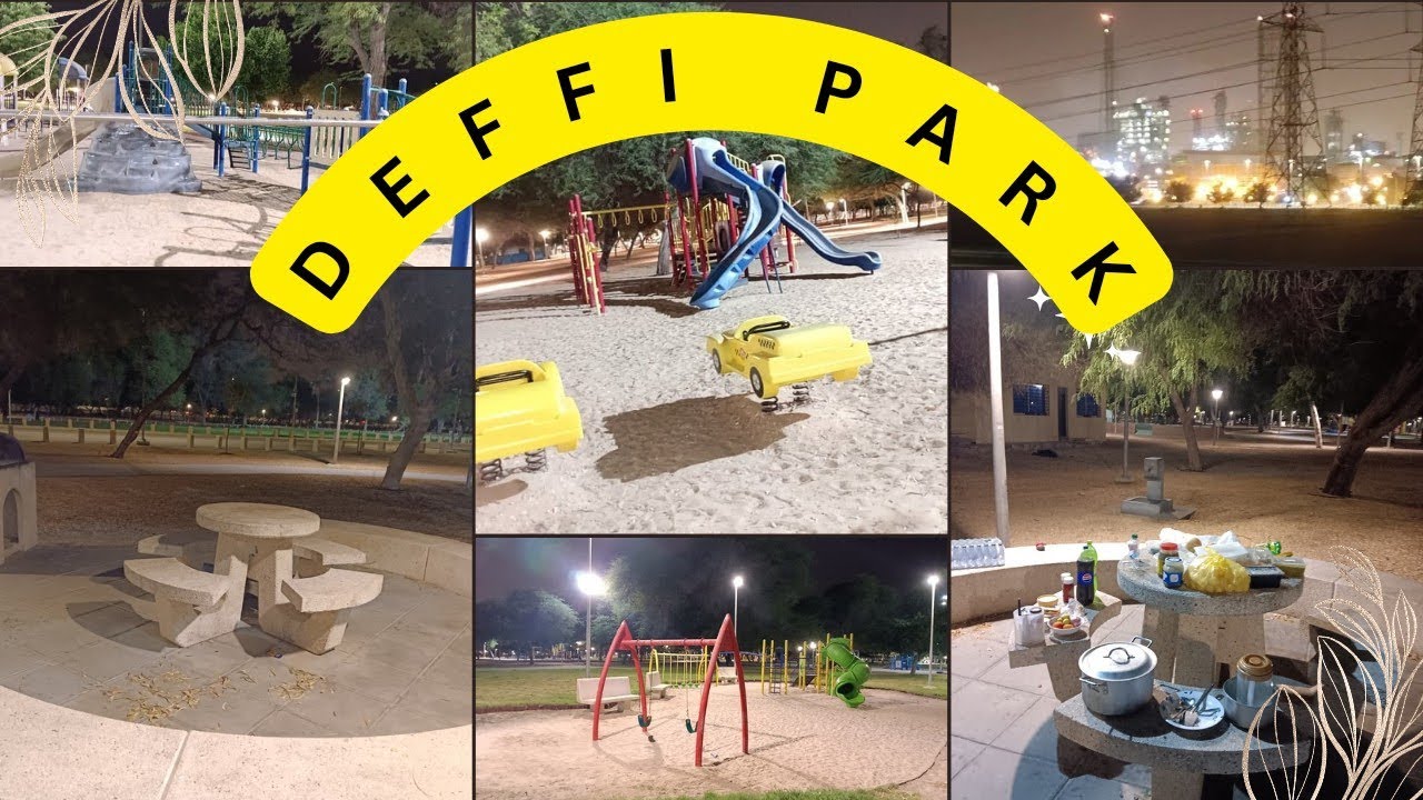 A DAY IN SAUDI ARABIA.Deffi Park jubail insider beautiful night view🌌 ...