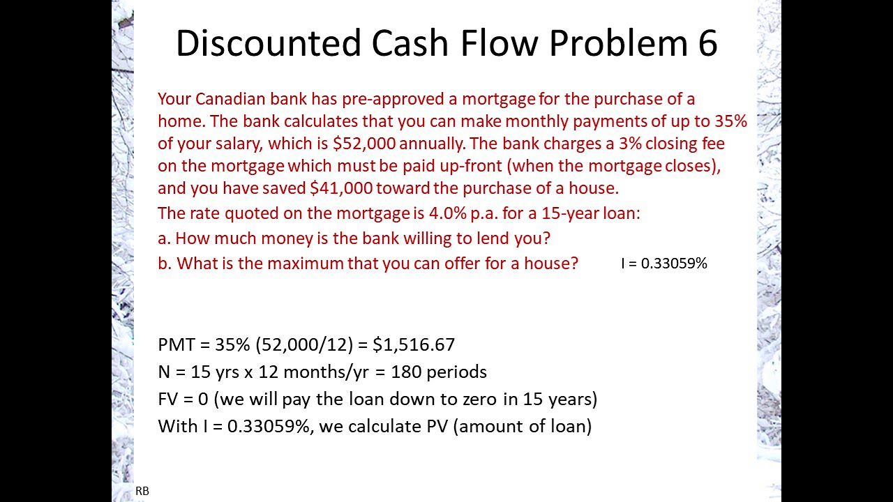 Discounted Cash Flow Problem 6 YouTube discounted-cash-flow-problem-6-youtube