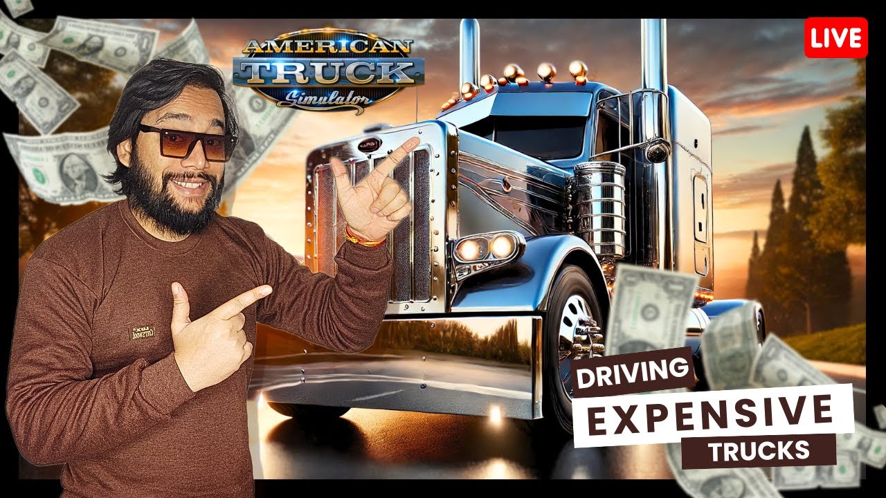 😮Driving Most Expensive Truck in American Truck Simulator #shorts # ...