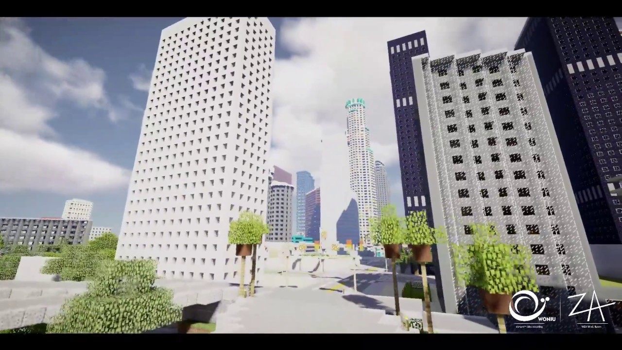 Minecraft PE Los Angeles - YouTube