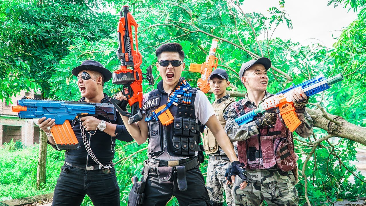 LTT Game Nerf War : Squad Warriors SEAL X Nerf Guns Fight Inhuman Group ...