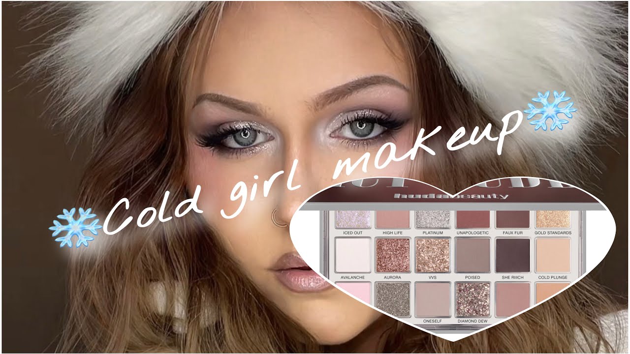 Doing the cold/icy girl makeup! - YouTube