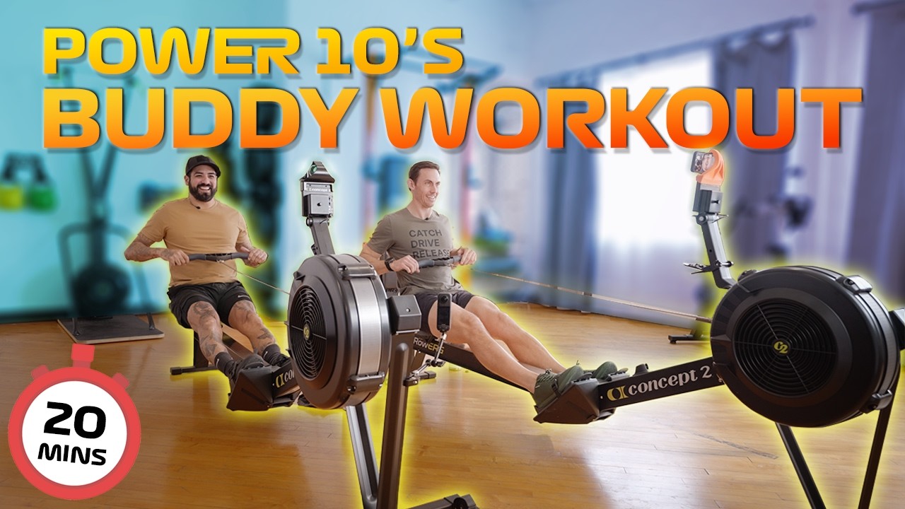 Beginner 20-Minute Rowing Workout - Buddy Challenge - YouTube