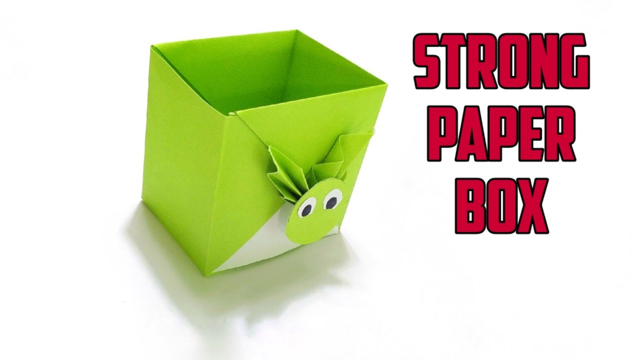 How to make a strong box from paper || DIY - Do it Yourself Origami ...