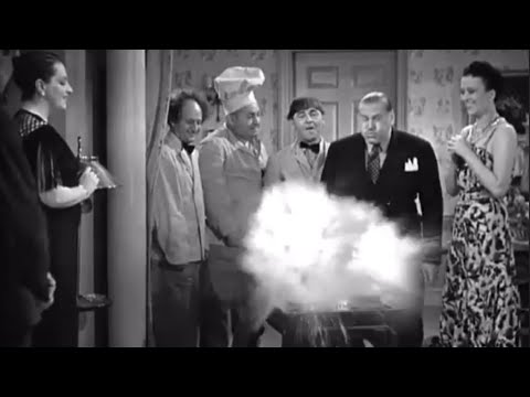 3 stooges exploding birthday cake - YouTube