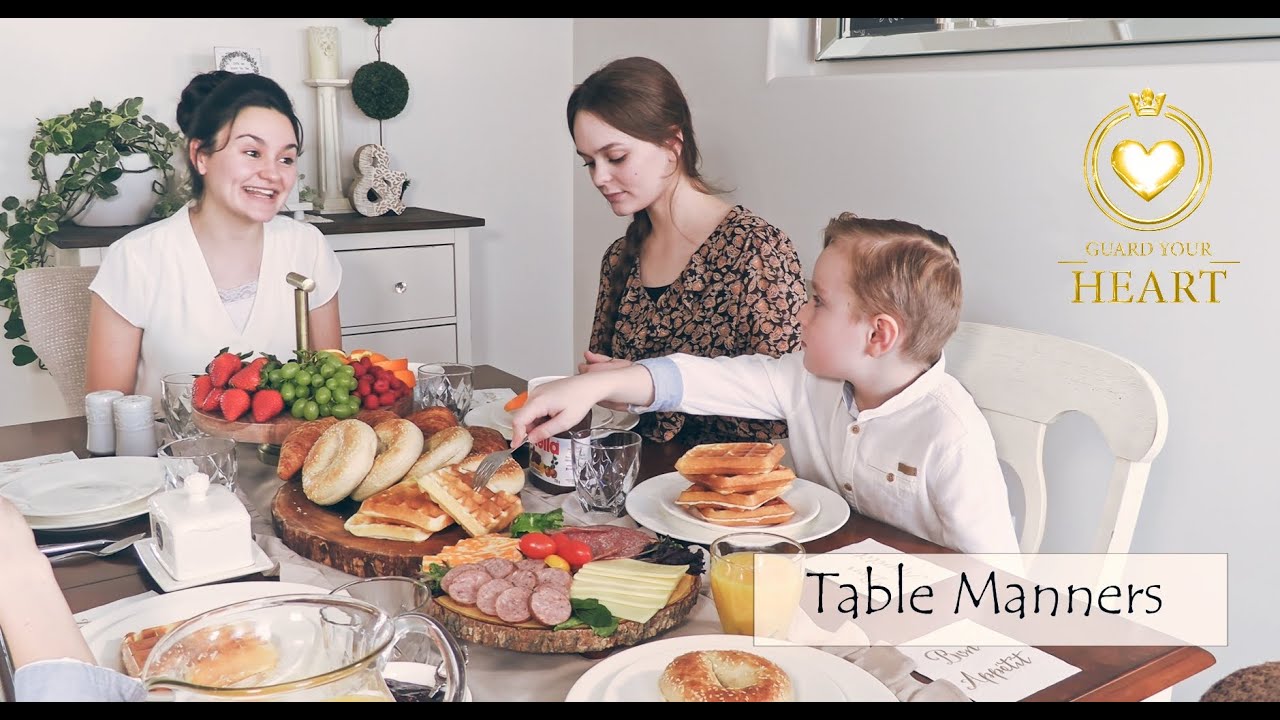 Table Manners - Guard Your Heart book series - YouTube