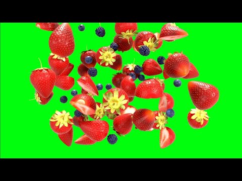 Fruits splash Green Screen stock video footage HD _1080p - YouTube
