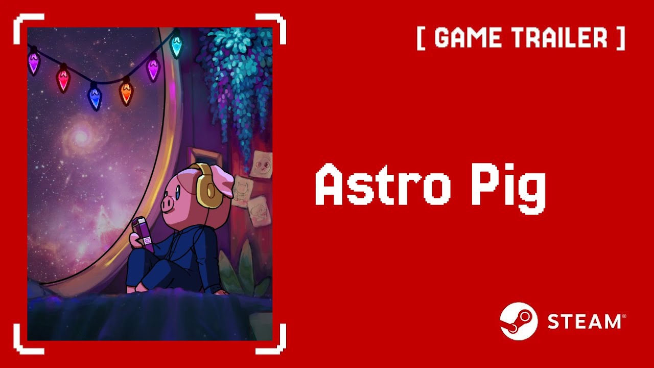 Astro Pig | Game Trailer [ CO-OP-BR ] #indiegame - YouTube