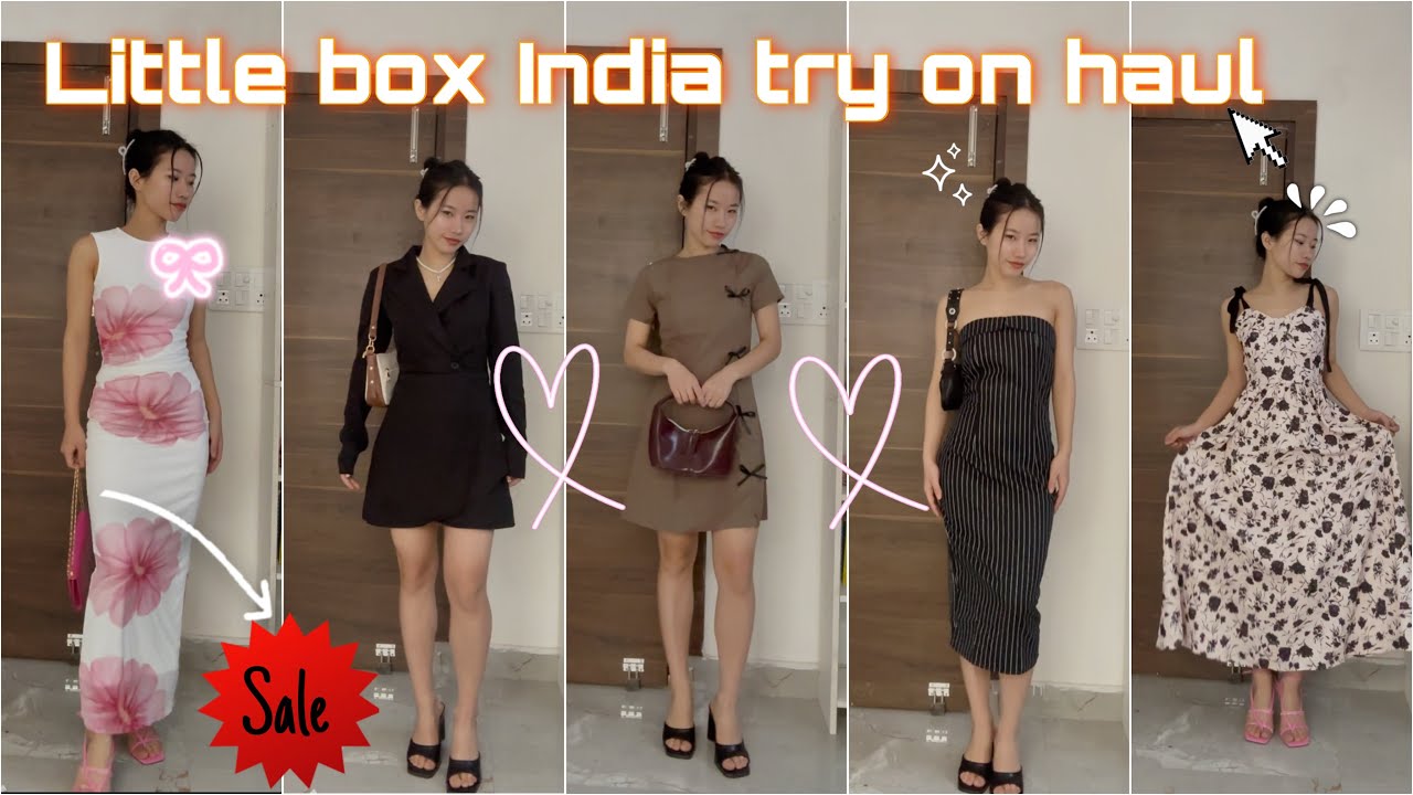 Little Box India Try on haul 🎀|| 💥5 dresses👗 || 💌💕#haul #littleboxindia ...