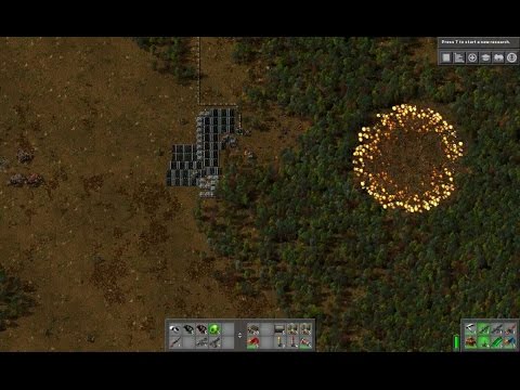 Every single way to destroy trees in Factorio - YouTube