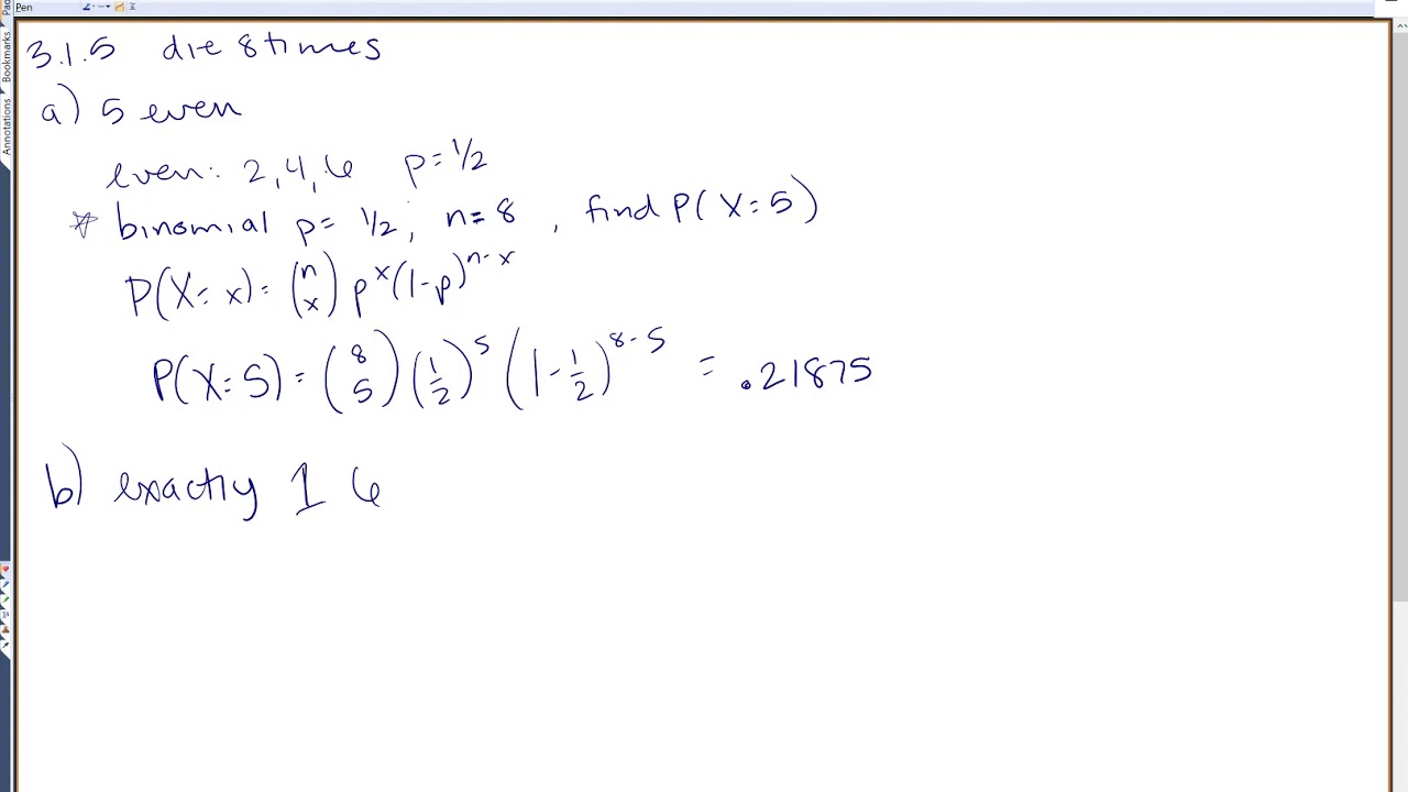 STAT 3000 Problem 3.1.5 - YouTube