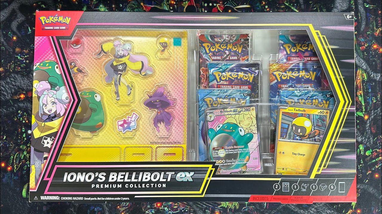 Iono’s Bellibolt ex Premium Collection Box Opening - YouTube