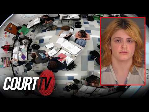 Surveillance Video Shows Colt Gray Outside Classroom With Gun