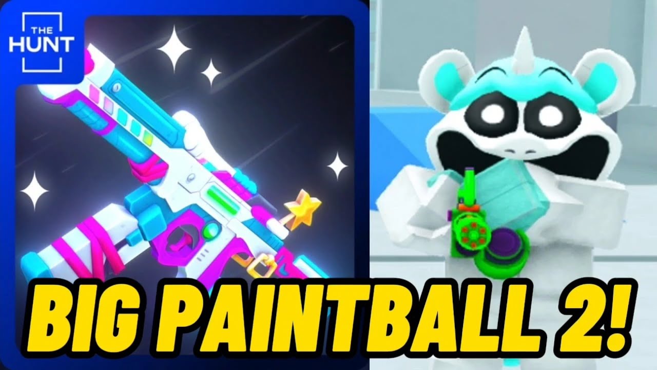 Roblox THE HUNT: Big Paintball 2! - YouTube