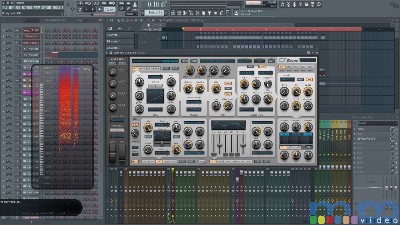 Hardstyle Screetches with Reveal Sound's Spire Synth - YouTube