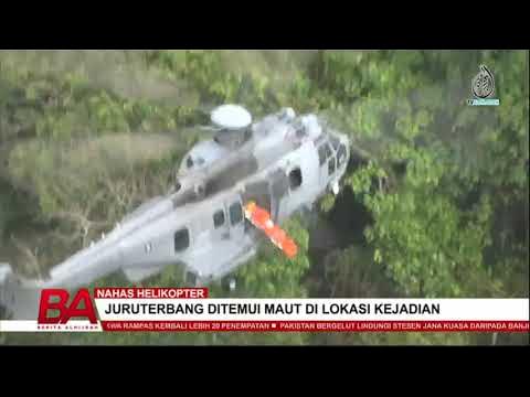 NAHAS HELIKOPTER, JURUTERBANG DITEMUI MAUT DI LOKASI KEJADIAN - YouTube