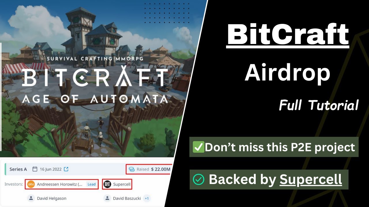 BitCraft Airdrop 🪂 | Backed by Supercell - YouTube