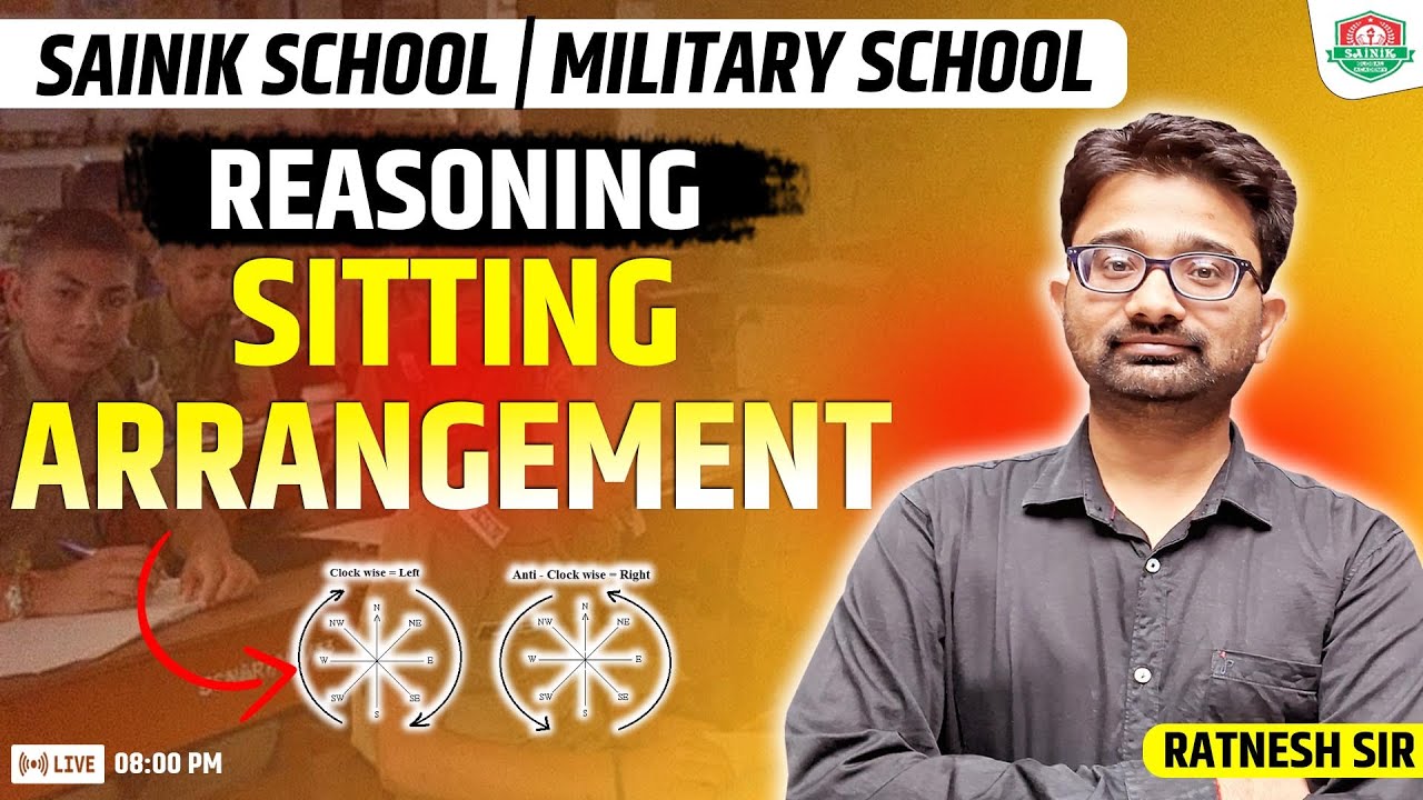 Sitting Arrangement | Maths | Sainik & Military School Coaching Class 6 ...