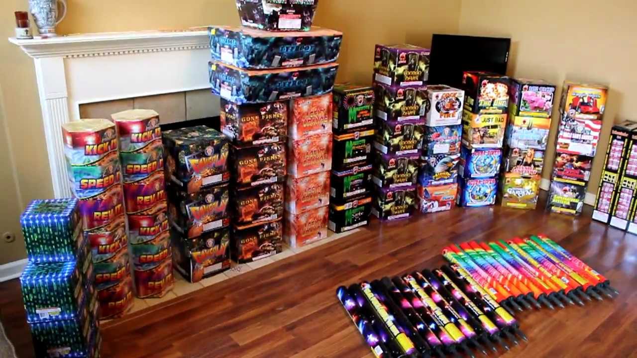 Fireworks Stash 2012 (complete) - YouTube