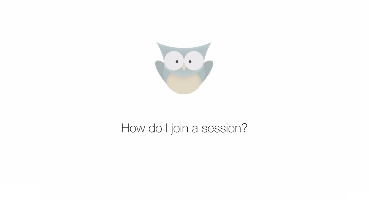 How do I join a session? - YouTube