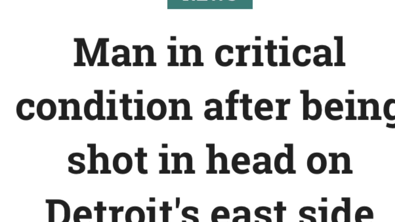 Detroit Rapper Gets Shot In The Head - Team Eastside Peezy - YouTube