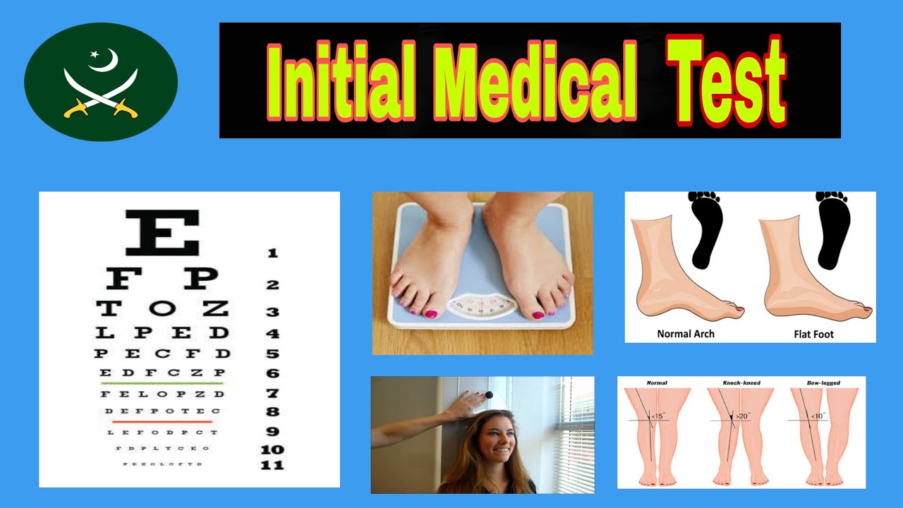 Initial Medical Test Of AFNS & LCC Pak Army | Medical Test Of Pakistan ...