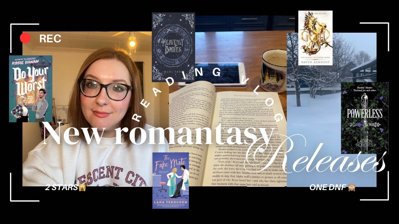 Are these new romantasy books worth your time( new release romantasy reading vlog - YouTube