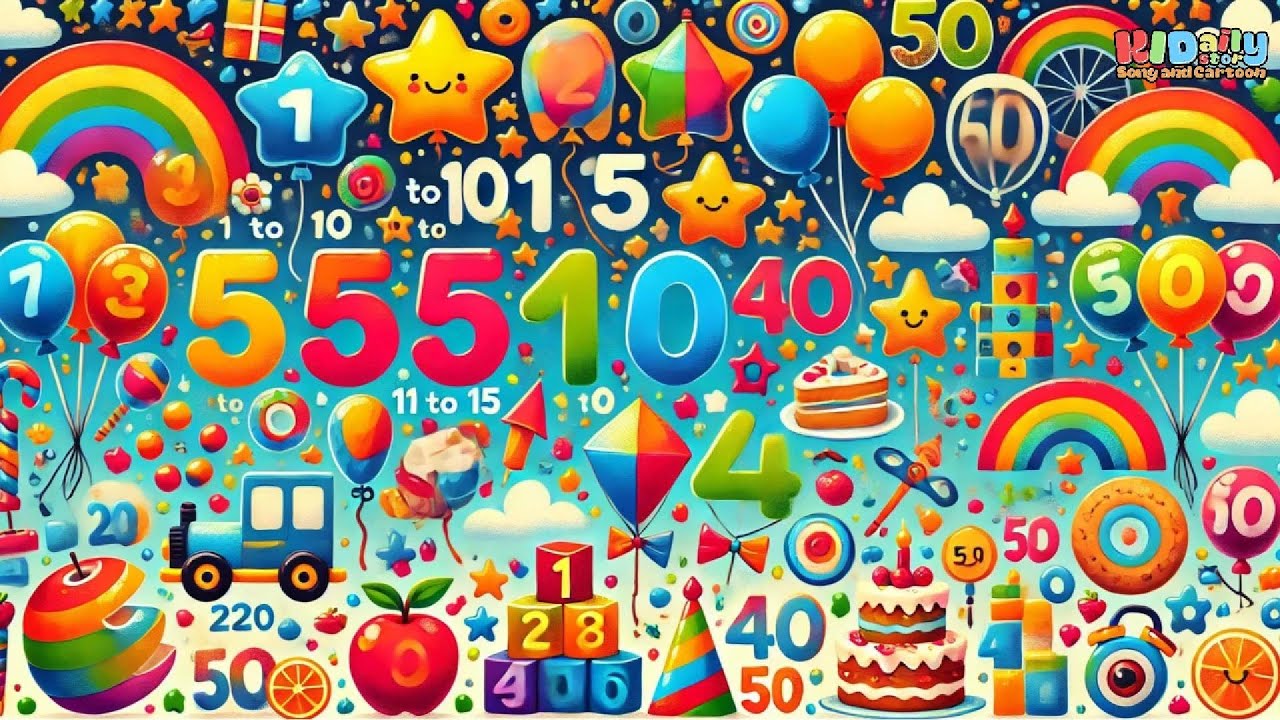 Fun with Numbers for Kids! 🔢 🎈 🌟 🎉 🚀 📚 🎡 🖍️ 🎲 - YouTube