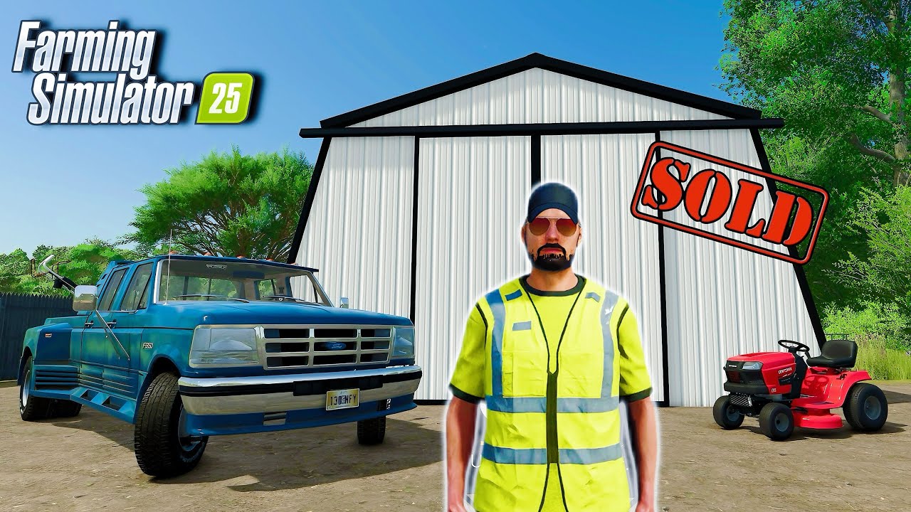 I FINALLY BOUGHT A SHOP FOR THE MOWING BUSINESS!! (Well kind of??) FS25 ...