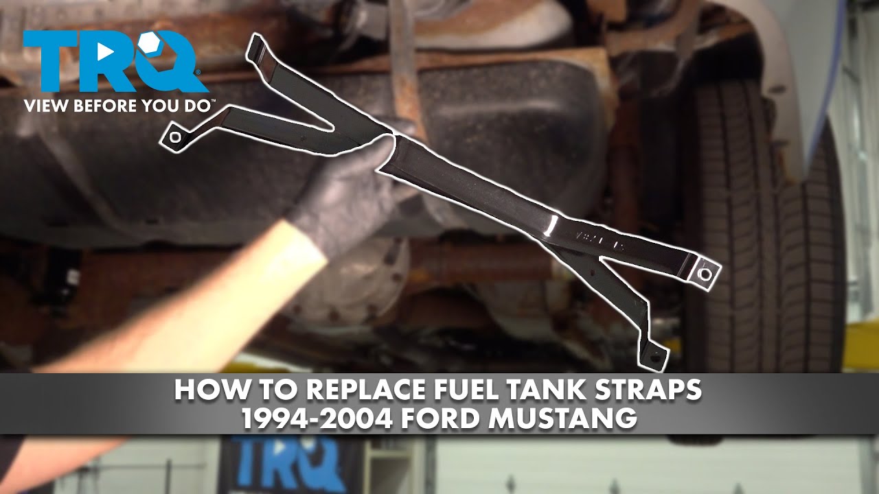 How to Replace Fuel Tank Straps 1994-2004 Ford Mustang - YouTube