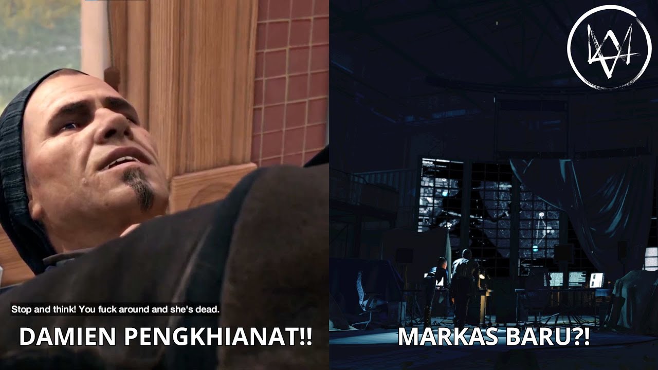 DAMIEN PENGKHIANATTTT!! - WATCH DOGS INDONESIA #3 - YouTube