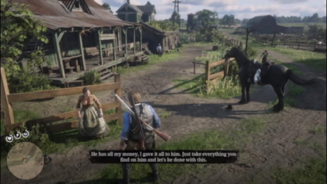 Red Dead Redemption 2 Taking Tammy Aberdeen To Lilly Millet PS5 - YouTube