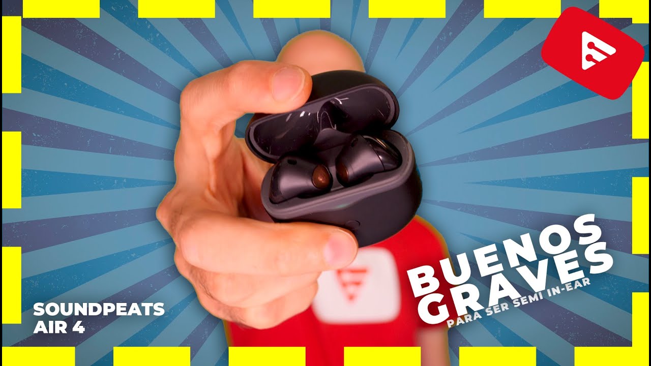 Soundpeats Air 4 Auriculares Bluetooth Semi In Ear con buenos graves ...