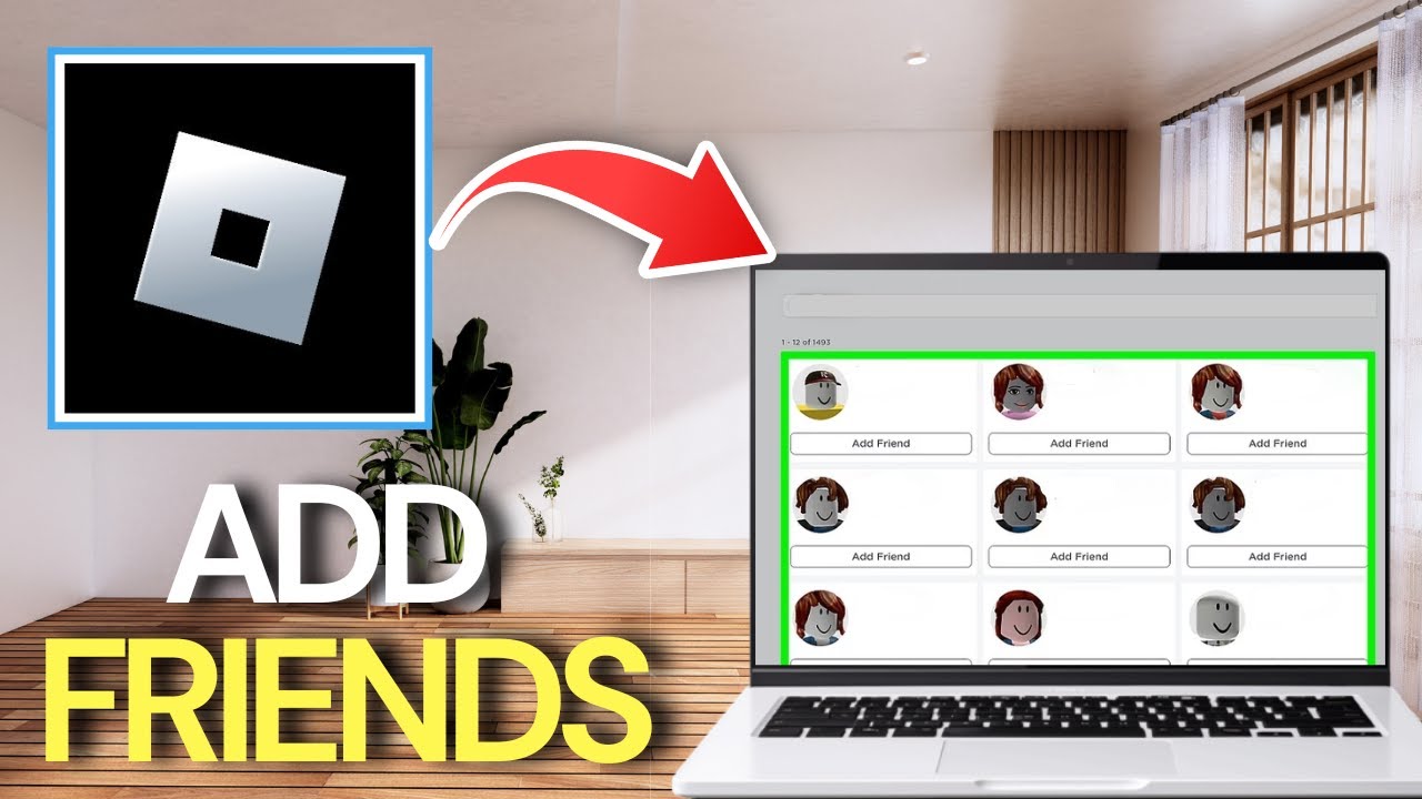 How To Add Friends In Roblox PC - YouTube