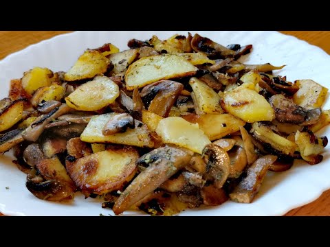 KROMPIR SA ŠAMPINJONIMA - Jednostavno a savršeno!! Posno i ukusno!!