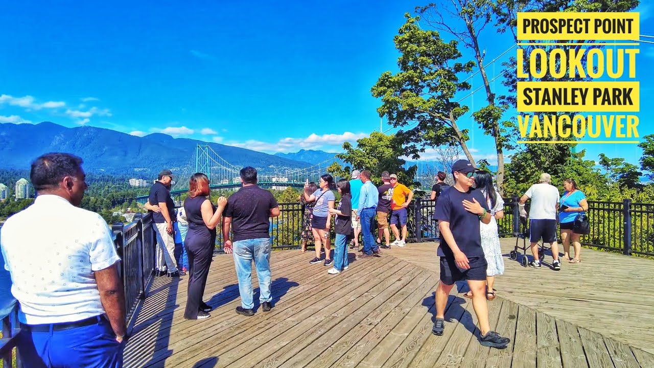 Vancouver Walk 🇨🇦 - Prospect Point Lookout, Stanley Park (Narrated ...