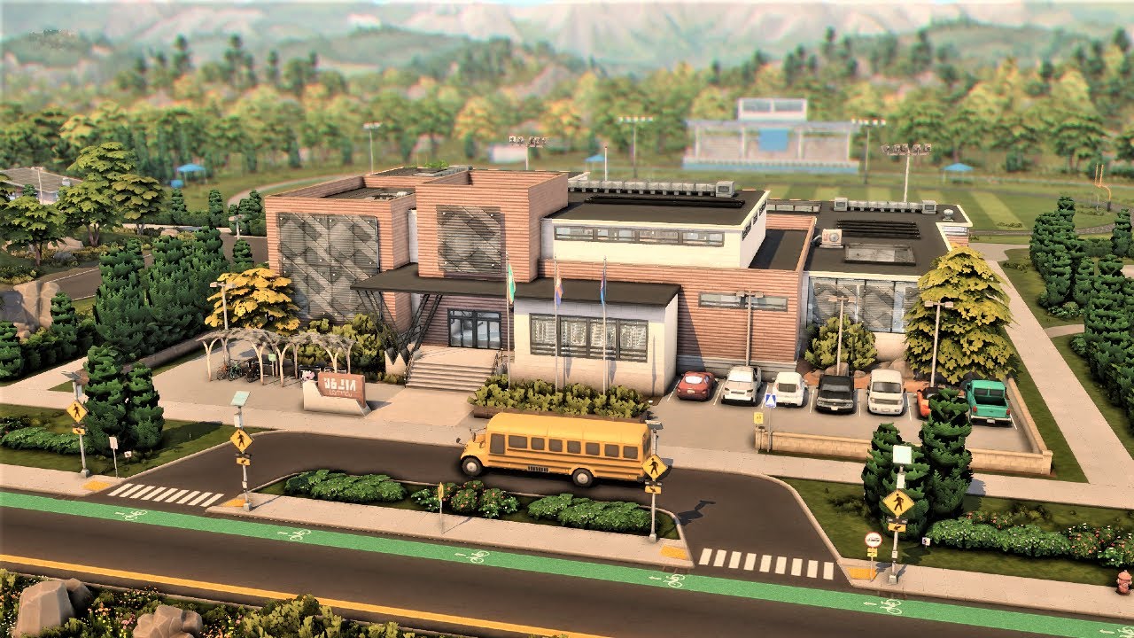 The Sims 4 High School Years Copperdale High School YouTube