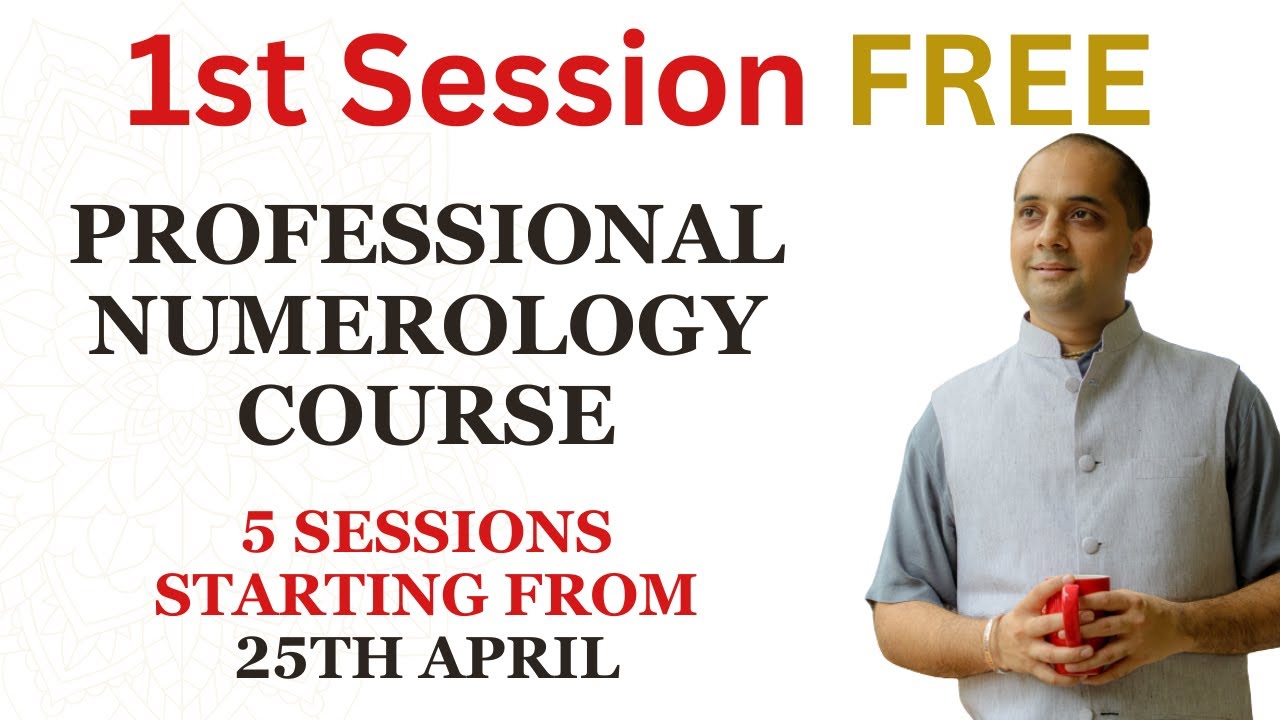 1st Session FREE! Professional Numerology course - YouTube