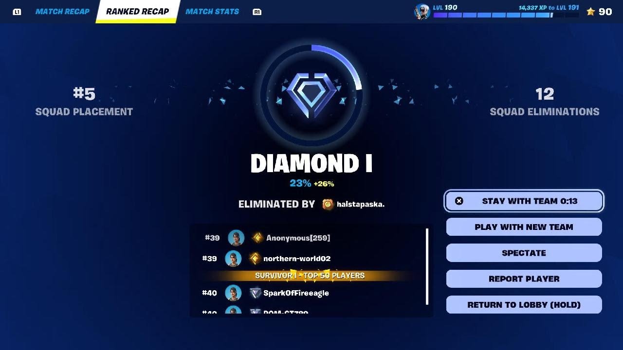 Fortnite rank up dimond - YouTube