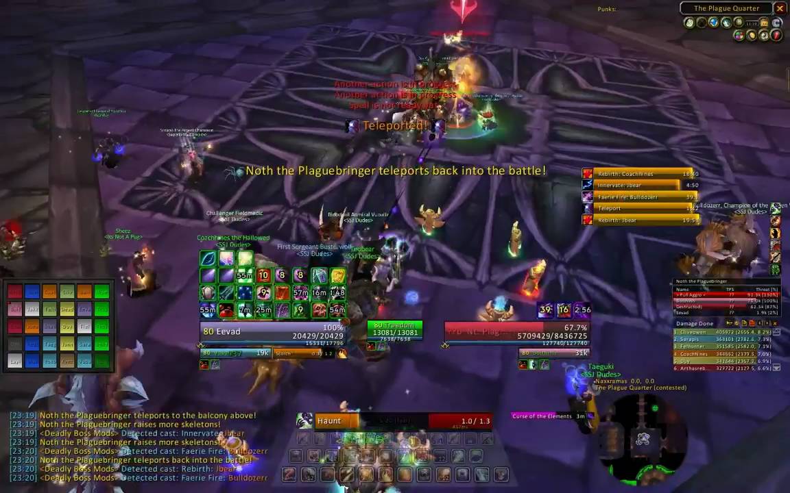 Heroic: Naxxramas - Noth the Plaguebringer 12/16/08 - YouTube