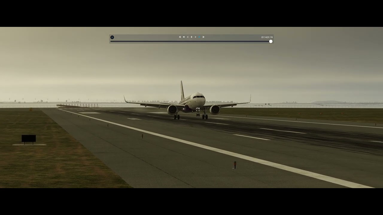 XP12 | A320neo KOAK Oakland Rwy 30 Landing Runway View - YouTube