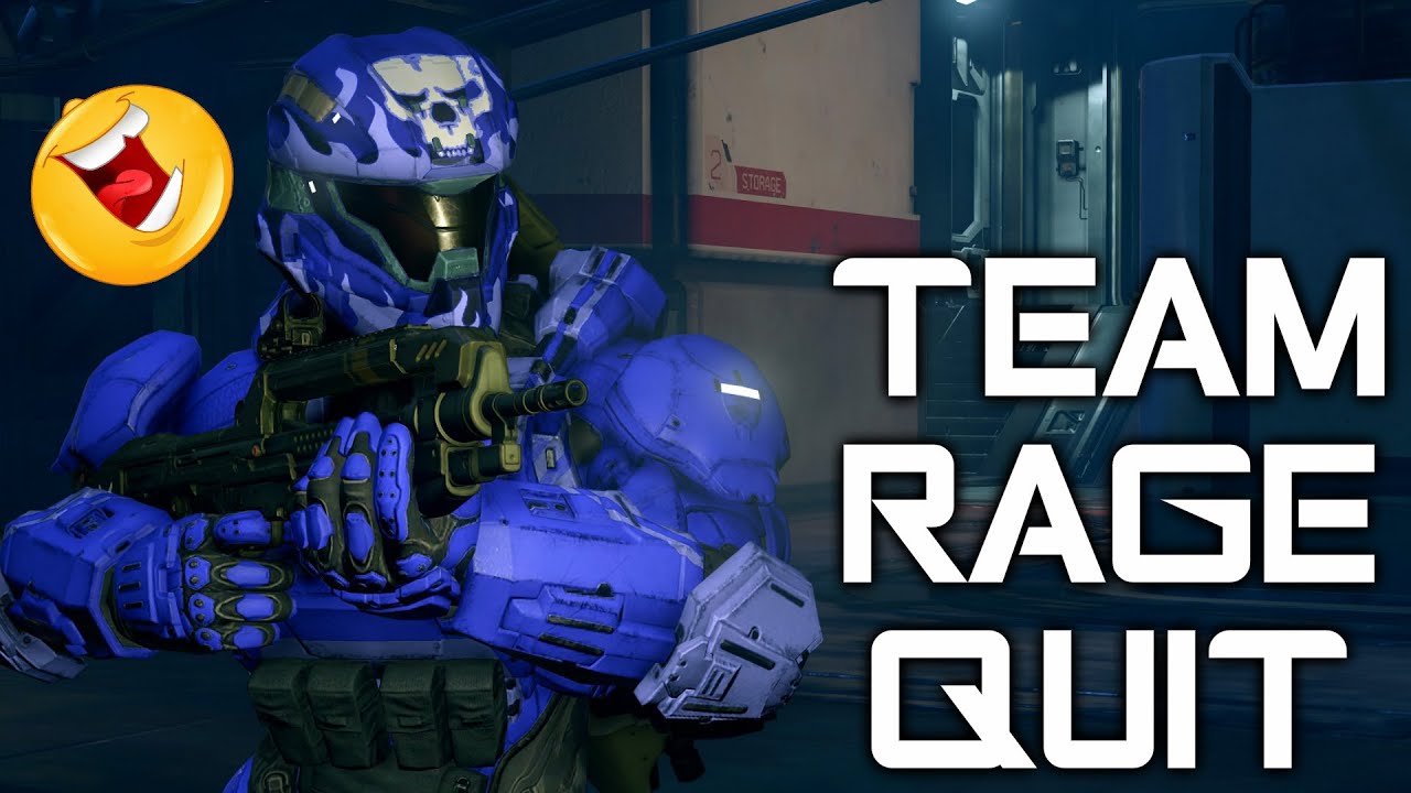 HALO 5: EPIC RAGE QUIT!!! - YouTube