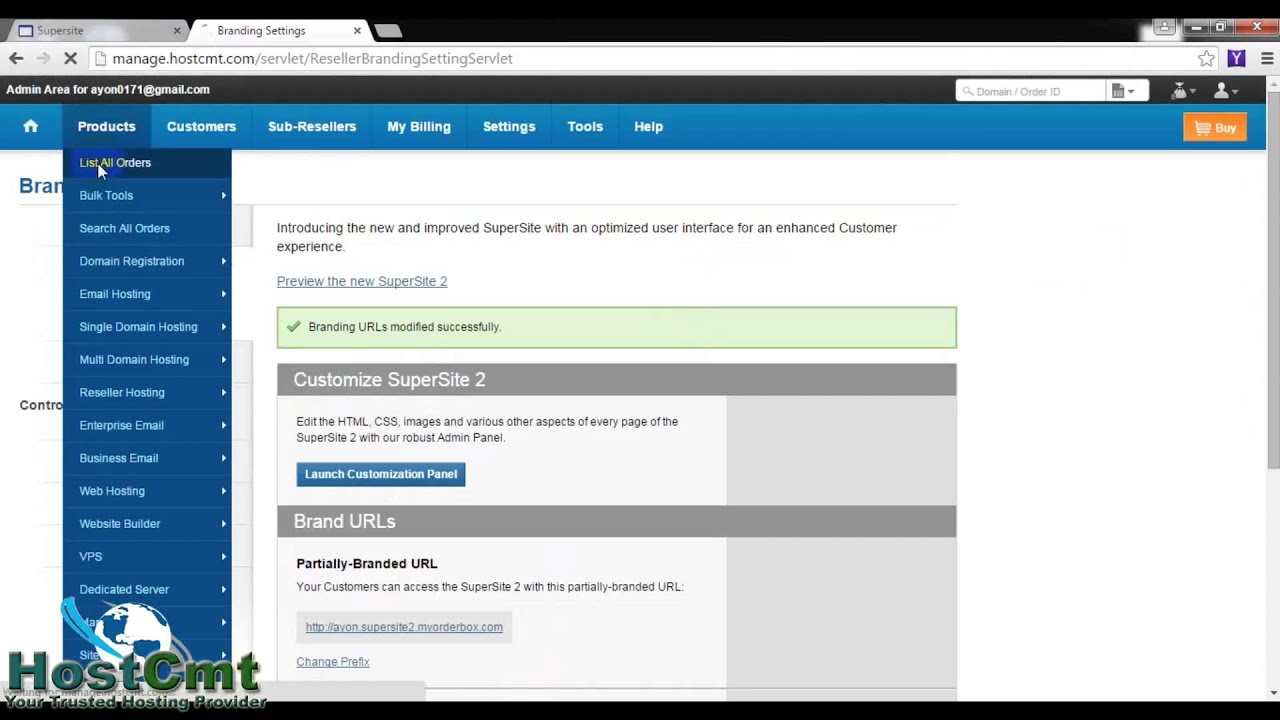 Fully Branded URL (SuperSite 2) - YouTube