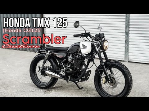 Honda TMX 125/CG125 Custom SCRAMBLER by La Garahe Motorcycles - YouTube