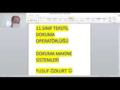 DOKUMA MAKİNE SİSTEMLERİ -- AĞIZLIK AÇMA SİSTEMLERİ